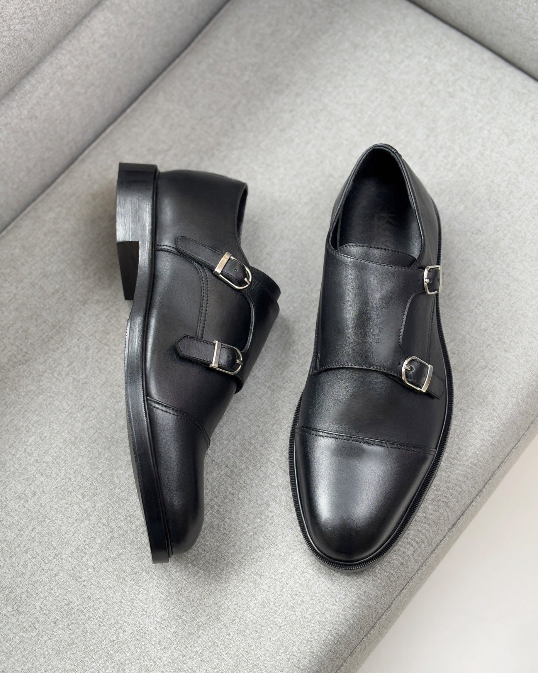 Monks Black – Kuvet. - Premium bespoke Sneakers, Shoes & Boots